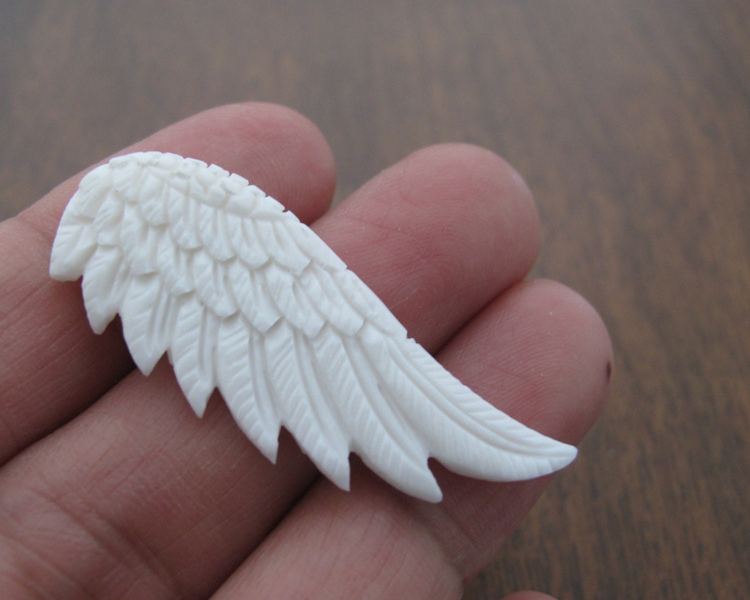 Double-sided Pair of Hand Carved Medium Sized 40 Mm Angel - Etsy