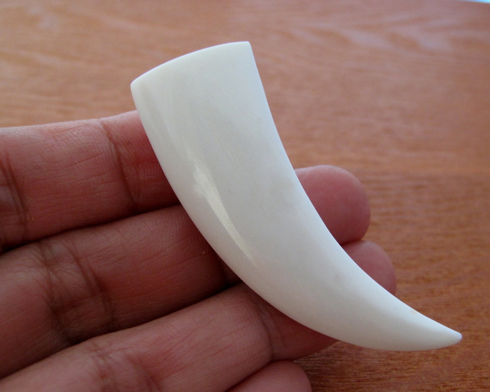 Hand Carved Tusk Buffalo Bone Choker Jewelry Making Supplies - Etsy