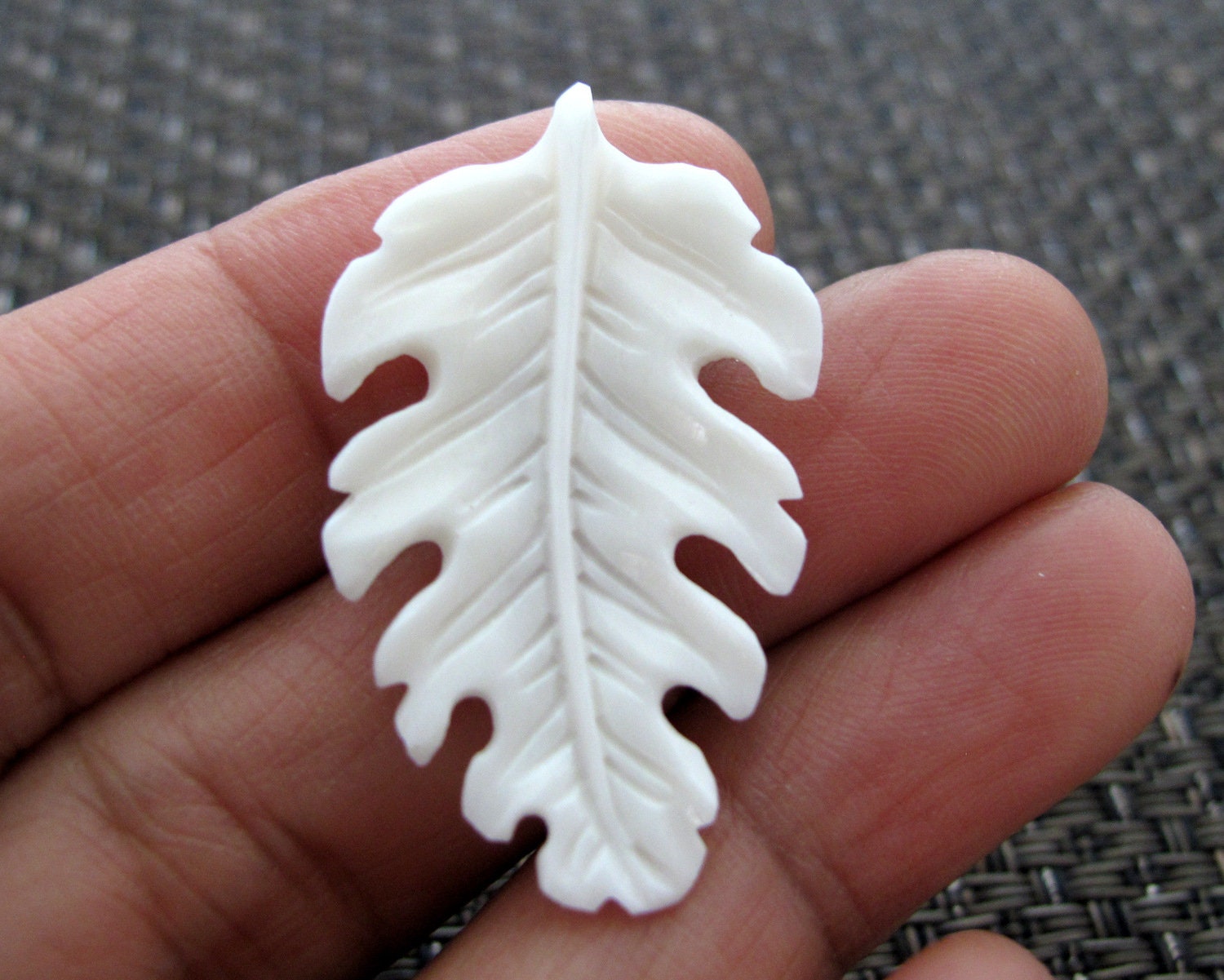 Carved Philodendron Monstera Leaves Buffalo Bone Carving NOT - Etsy