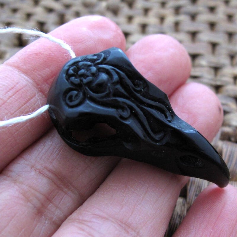 Raven Carving Horn - Etsy