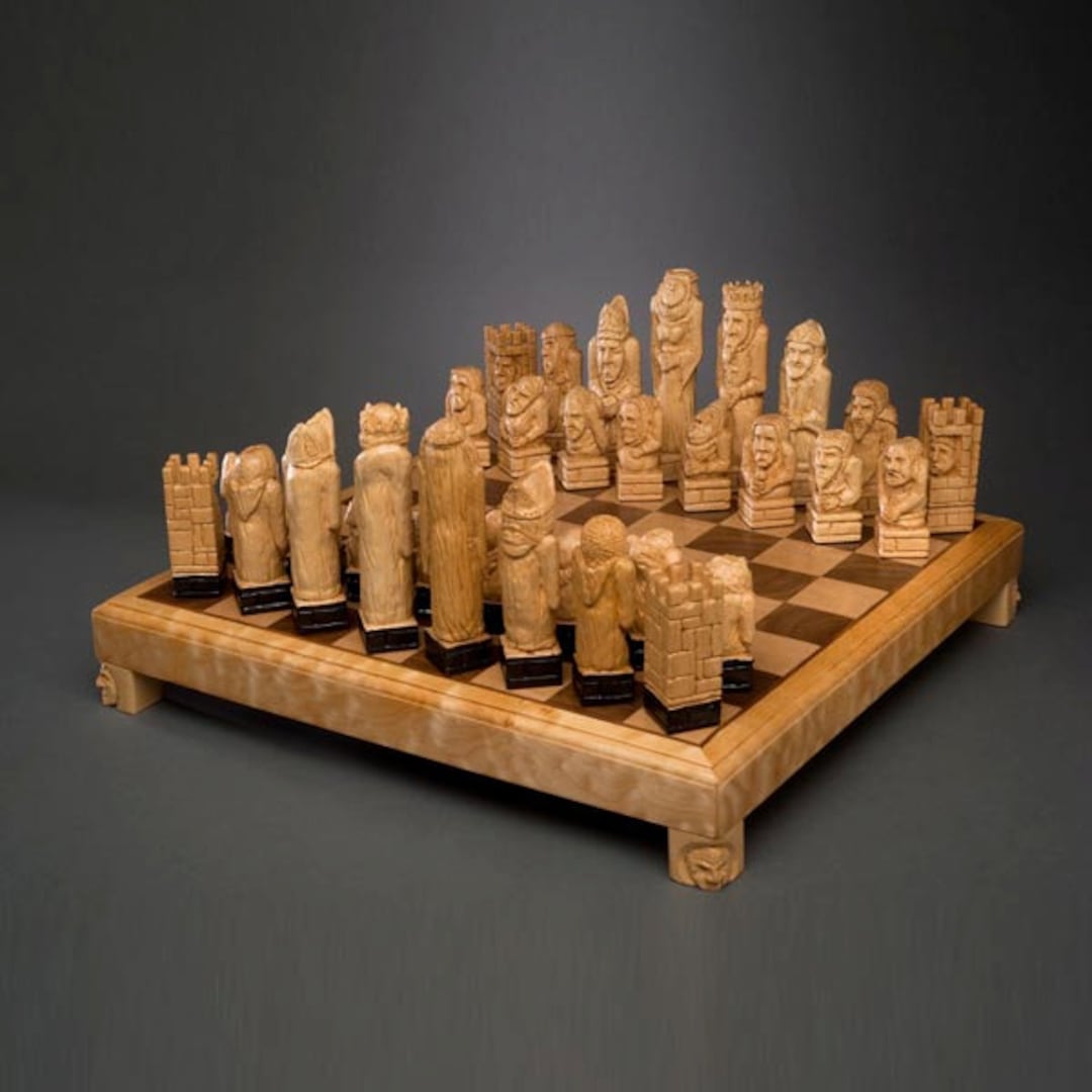 Medieval Character Chess Set - Etsy