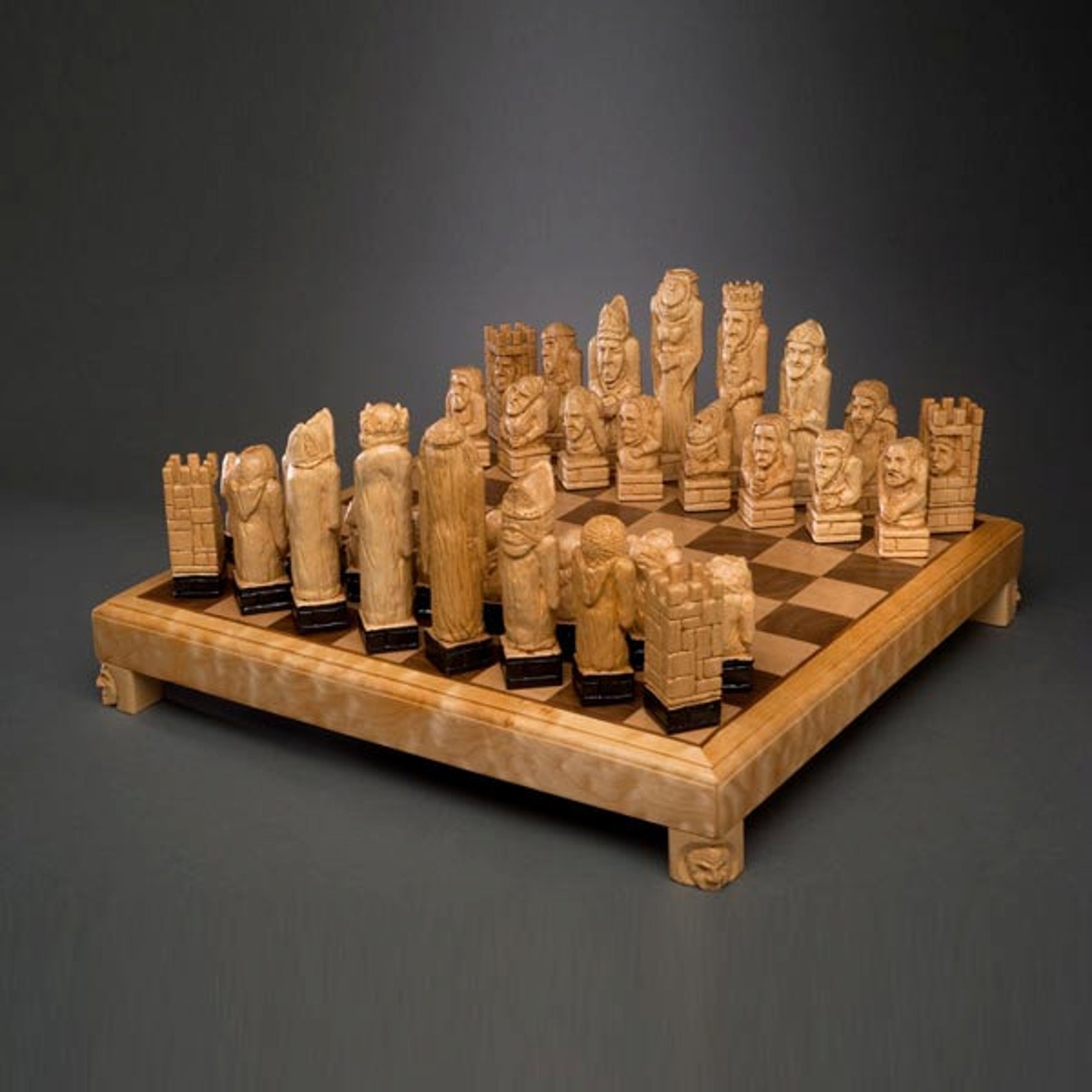 Medieval Character Chess Set - Etsy