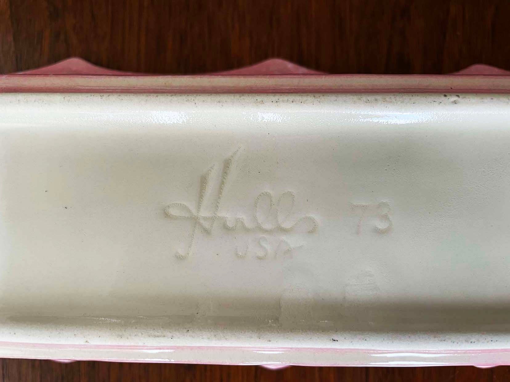 Hull Pottery Planter in Pink and Aqua - Etsy