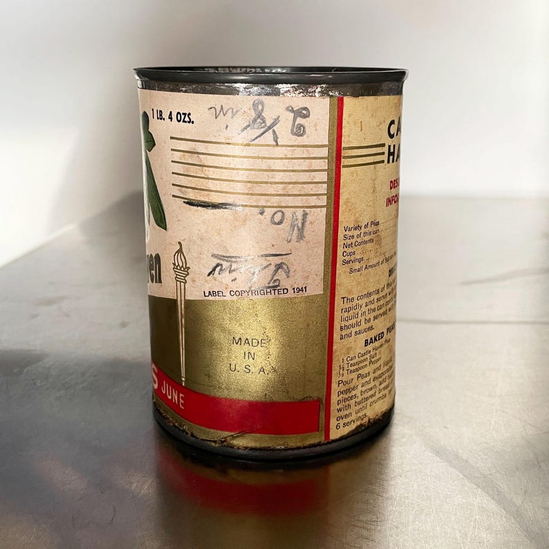 Antique Canned Goods Tins Set of 3 - Etsy