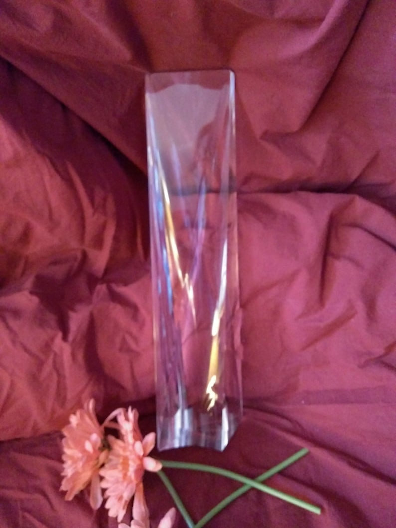 Tall Sleek Acrylic Lucite Statue Oblique Signed Larry Little - Etsy