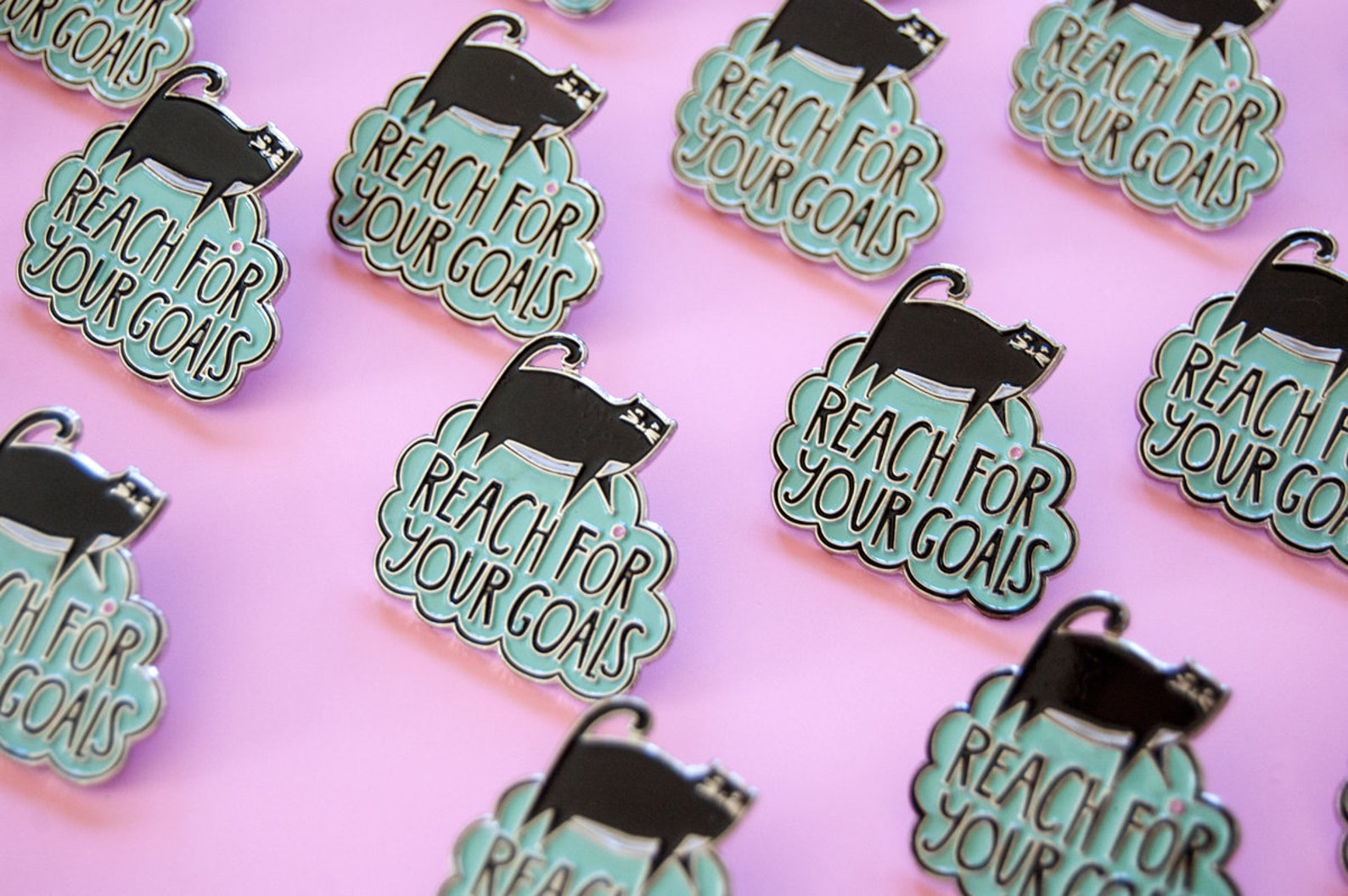 Cat Enamel Pin - Cute Enamel Pin - Cat Lady Pin - Black Cat Enamel Pin ...