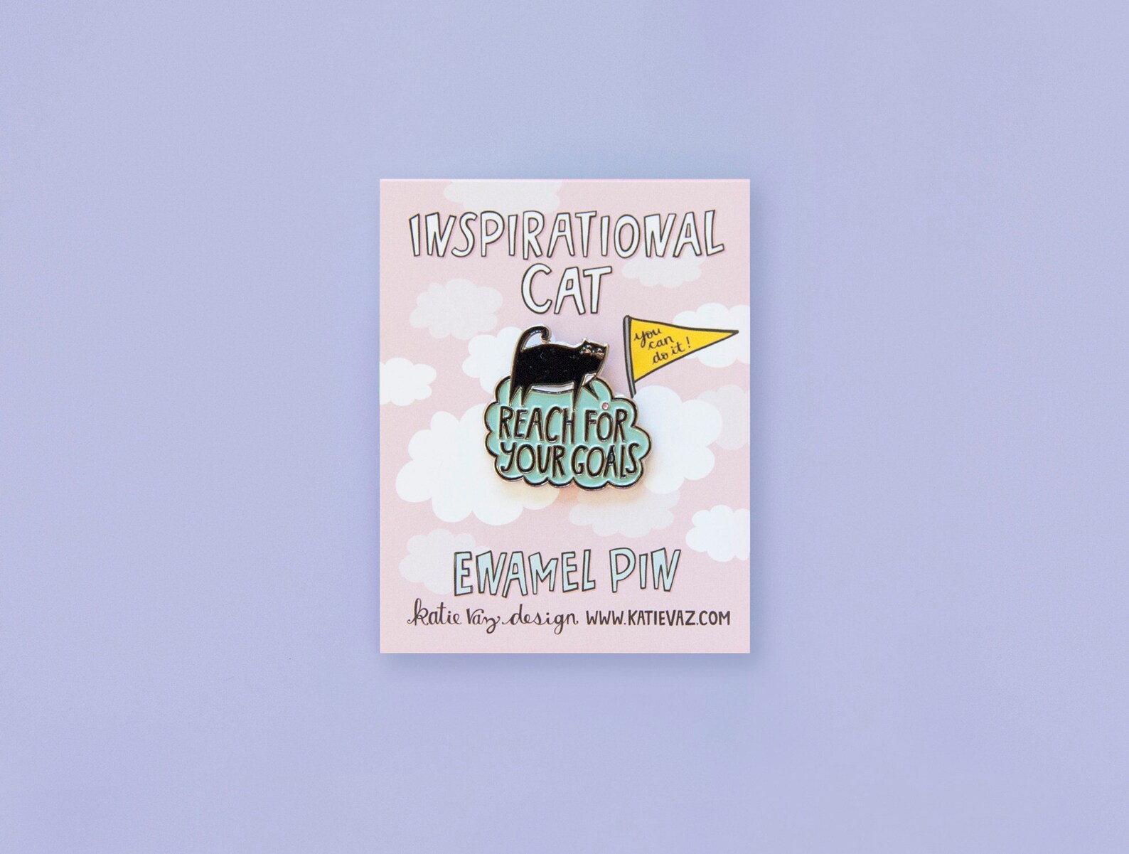 Cat Enamel Pin - Cute Enamel Pin - Cat Lady Pin - Black Cat Enamel Pin ...