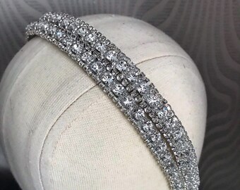 Emerald Green Headband Diamante Alice Band Wedding | Etsy