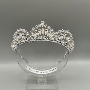 Art Deco Crown Tiara in a 1920s Design, Regal Style Bridal Accessory ...