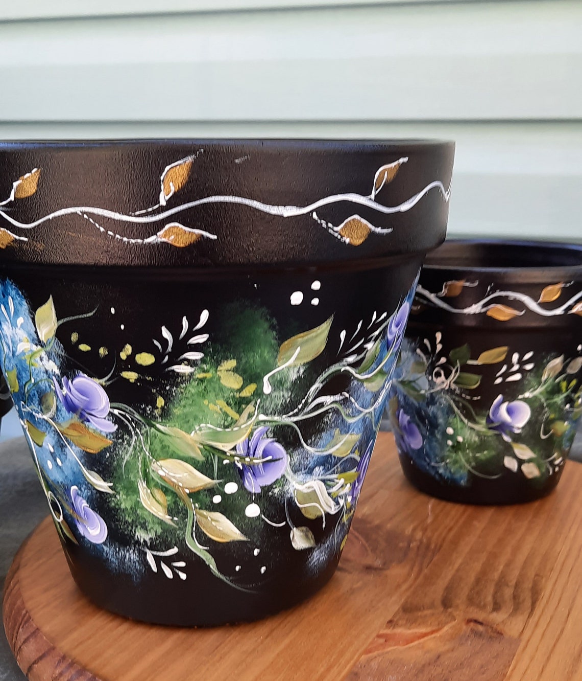 Beautiful Calm Handpainted Clay Terracotta Pottery Handmade - Etsy