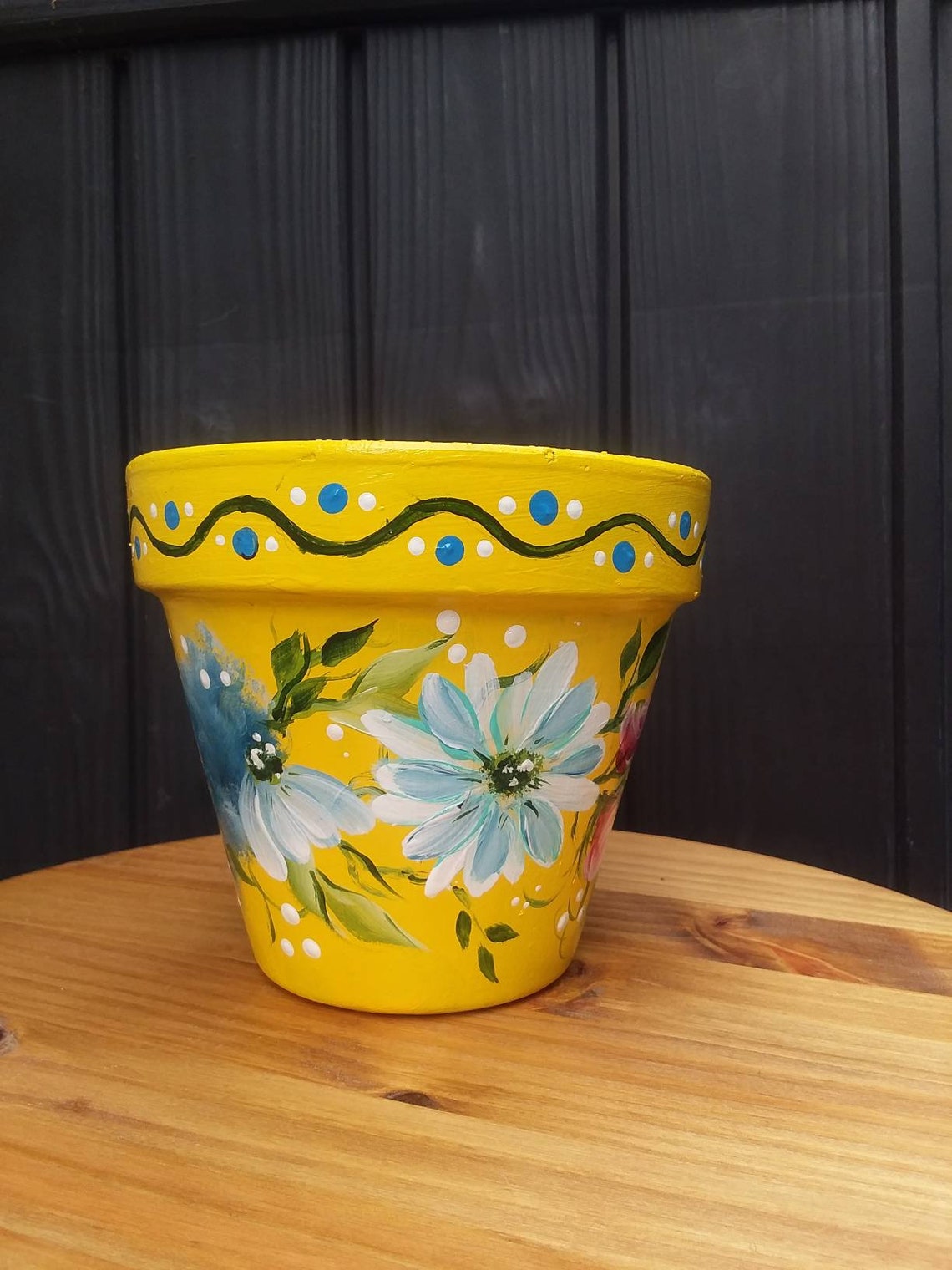 Bright Bold Beautiful 6 Garden Pot Summer Floral - Etsy
