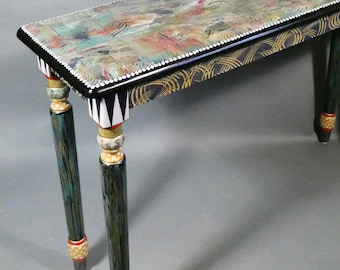 Hand Painted Table - Etsy