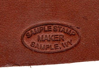 Leather Maker Stamp - Etsy