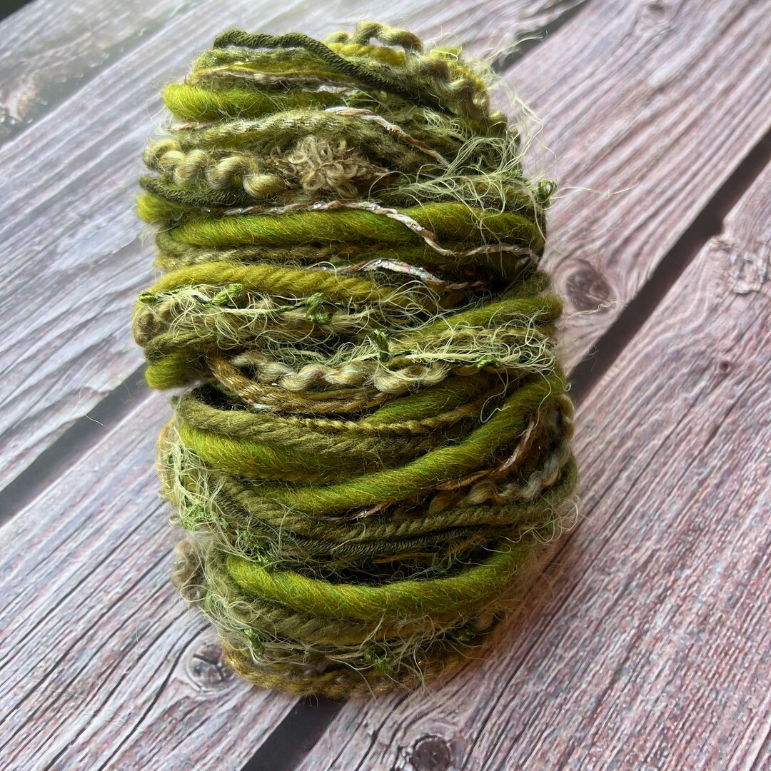 Leaf Sustainable Art Yarn Bundle & Upcycled Weaving Fiber Pack Mini ...