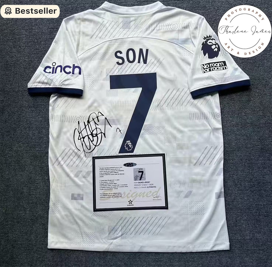SIGNATURE Son Heung-min SIGNED Tottenham Home Spurs Signature Shirt ...