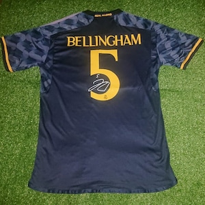 SIGNATURE Jude Bellingham Real Madrid AWAY Signature Shirt/jersey COA ...
