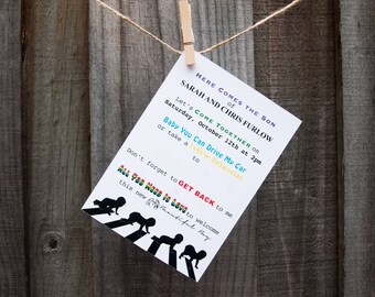 Beatles Invitation | Etsy