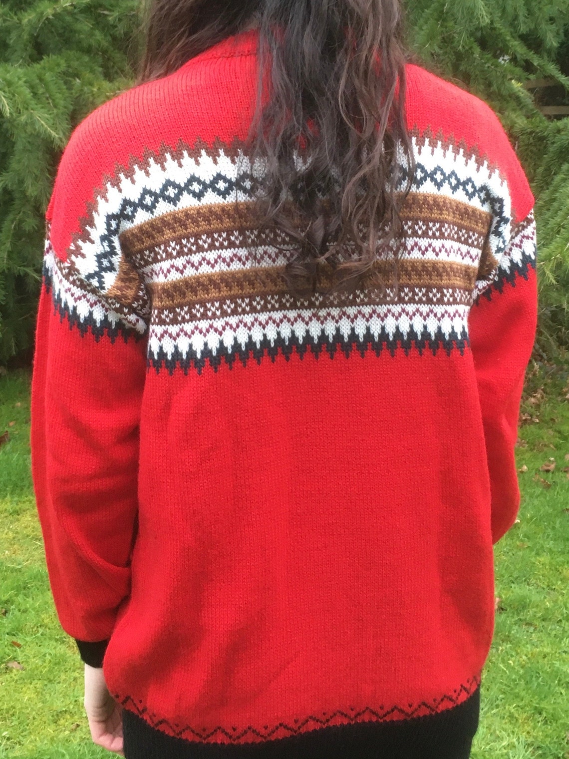 Alpaca Sweater / Alpaca Jumper / Women's Sweaters / Red Alpaca Sweater ...