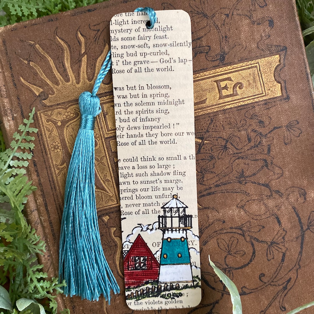 Lighthouse Bookmark, Witch Bookmark, Bookmark, Phases of the Moon ...