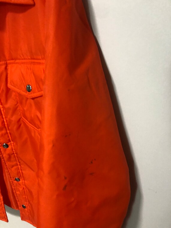 Rare Vintage Neon Orange Skyr 70s Jacket - Gem