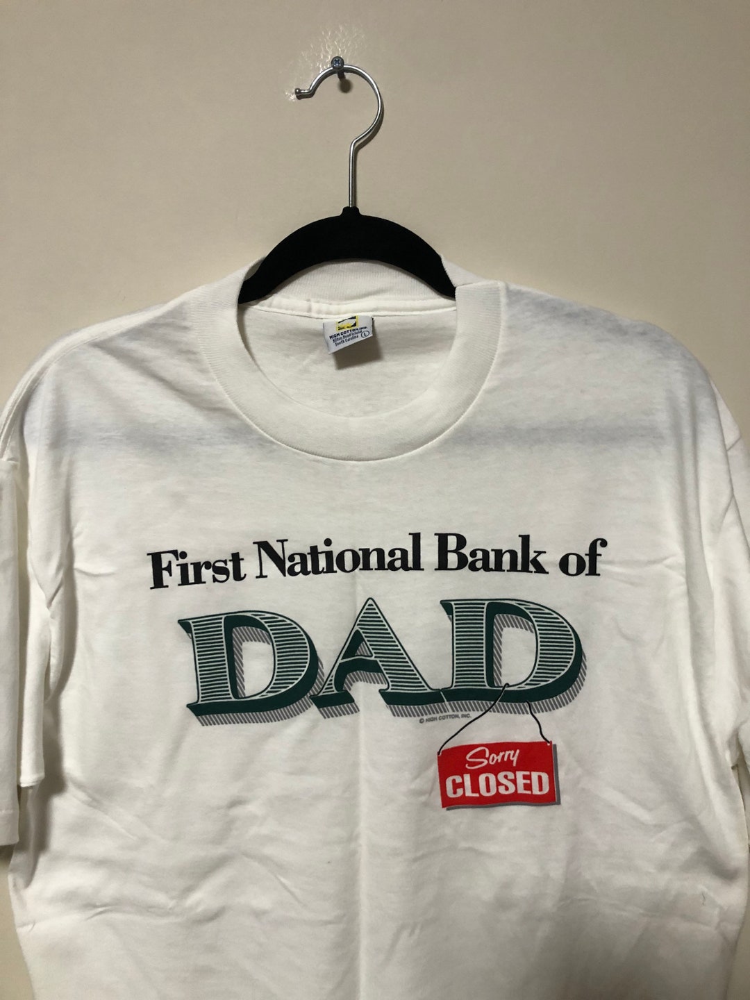 Vintage Bank of Dad Fathers Day 90s Tshirt - Etsy