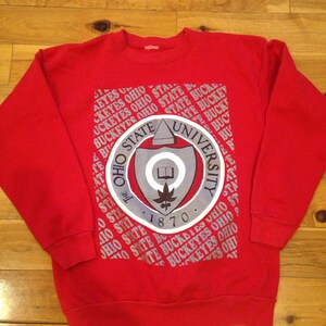 Vintage Ohio State University Sweatshirt - Etsy