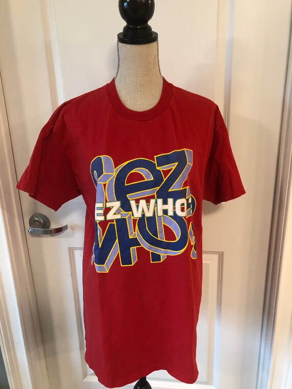 Vintage Gez Who Guess Who late 80s T-shirt - Gem