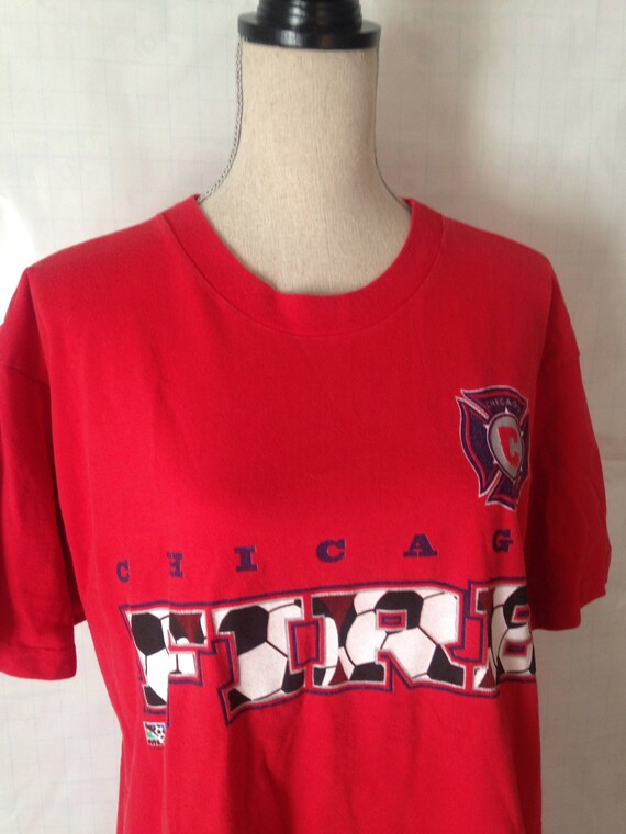 Vintage Chicago Fire Major League Soccer MLS 90s Tshi… - Gem