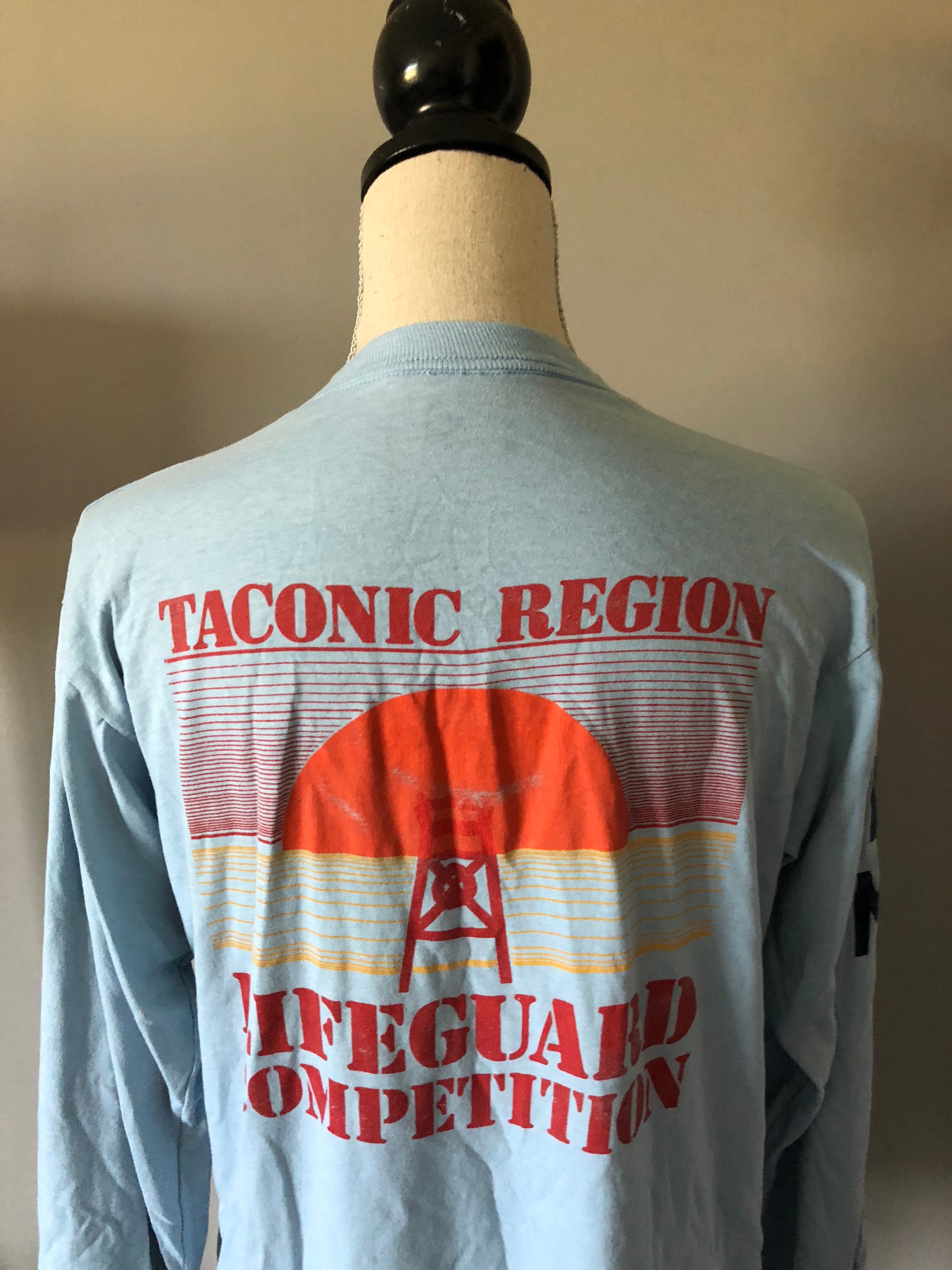 Vintage Taconic Region Lifeguard Iron Man New York 80s 90s - Etsy