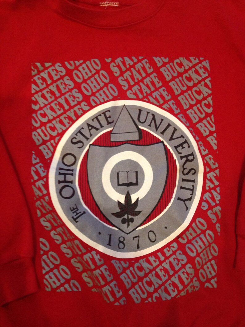 Vintage Ohio State University Sweatshirt | Etsy
