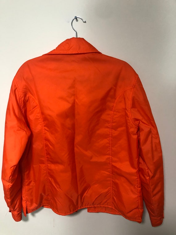 Rare Vintage Neon Orange Skyr 70s Jacket - Gem