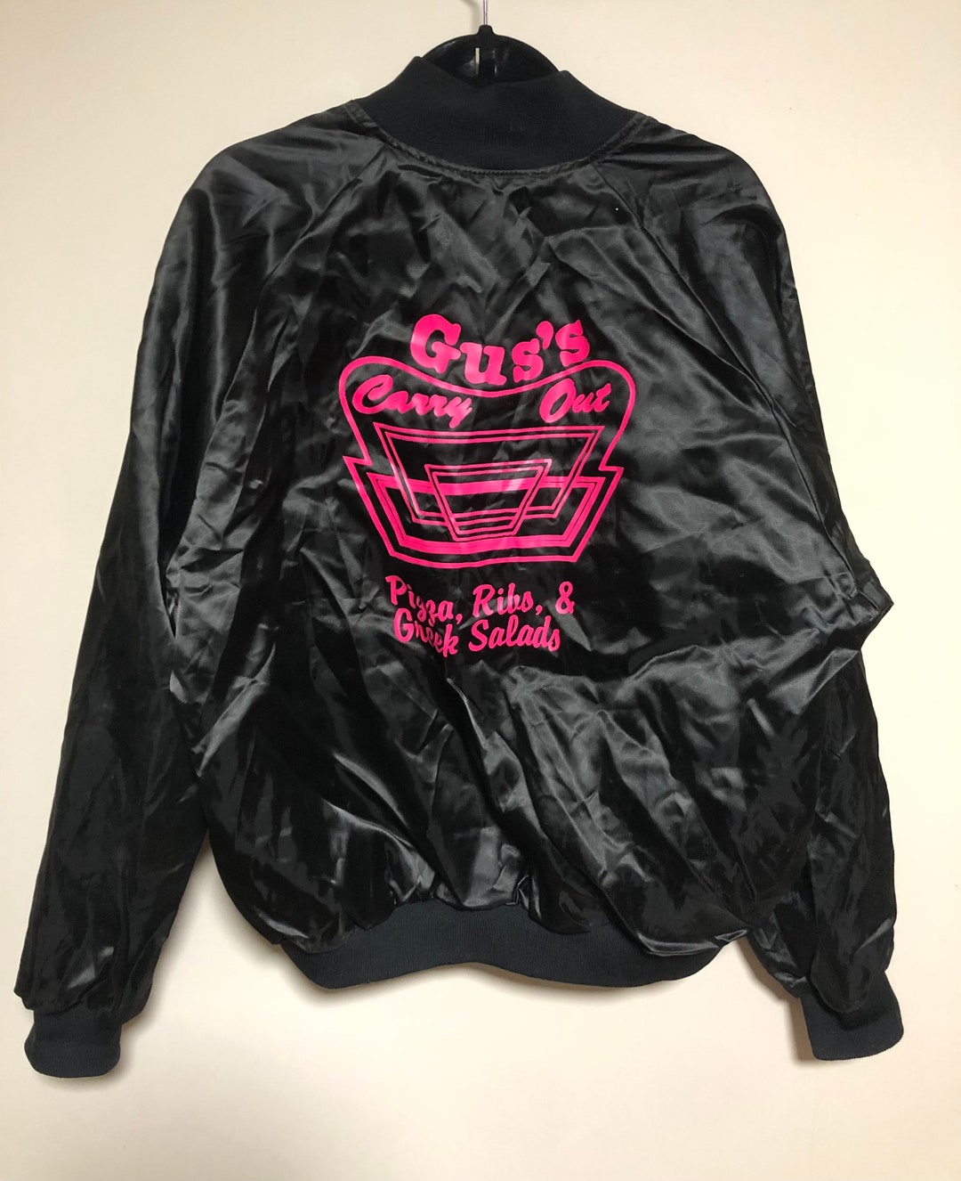 Vintage Gus’s Carry Out Restaurant 90s Satin Jacket - Etsy