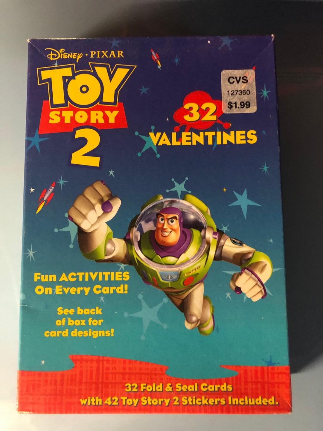 Vintage Toy Story 2 Disney Valentines Day Cards - Etsy
