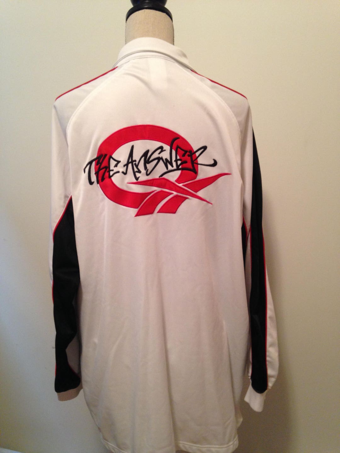 Vintage Allen Iverson 76ers Basketball Reebok the Answer Jacket 1996 ...