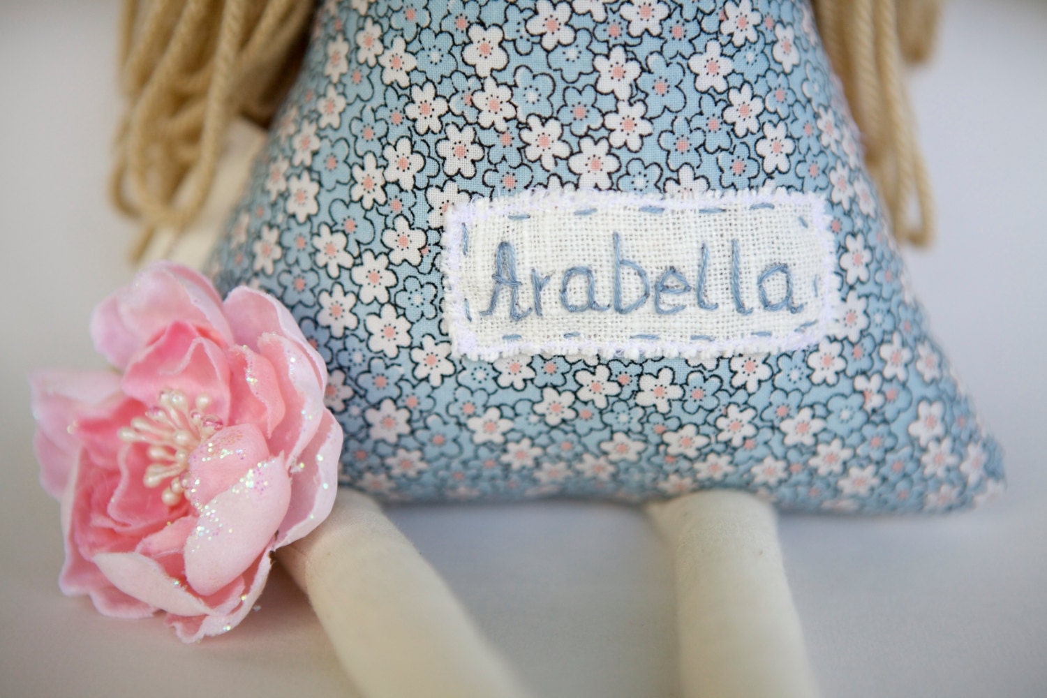 Personalized Rag Doll Cloth Waldorf Doll OOAK Arabella - Etsy