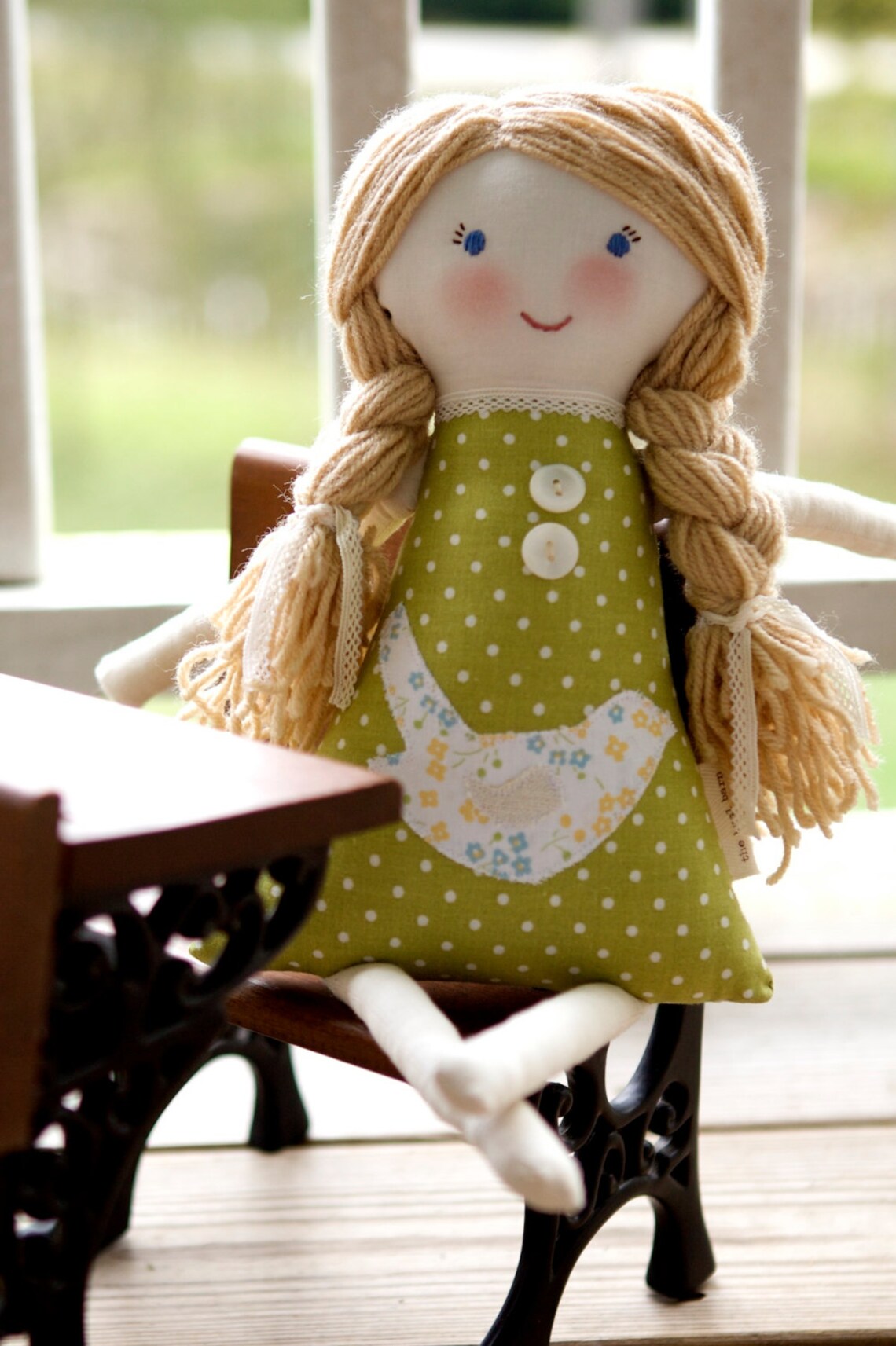 Custom Set of 2 Rag Dolls, Big Sister Little Sister, Handmade Waldorf ...