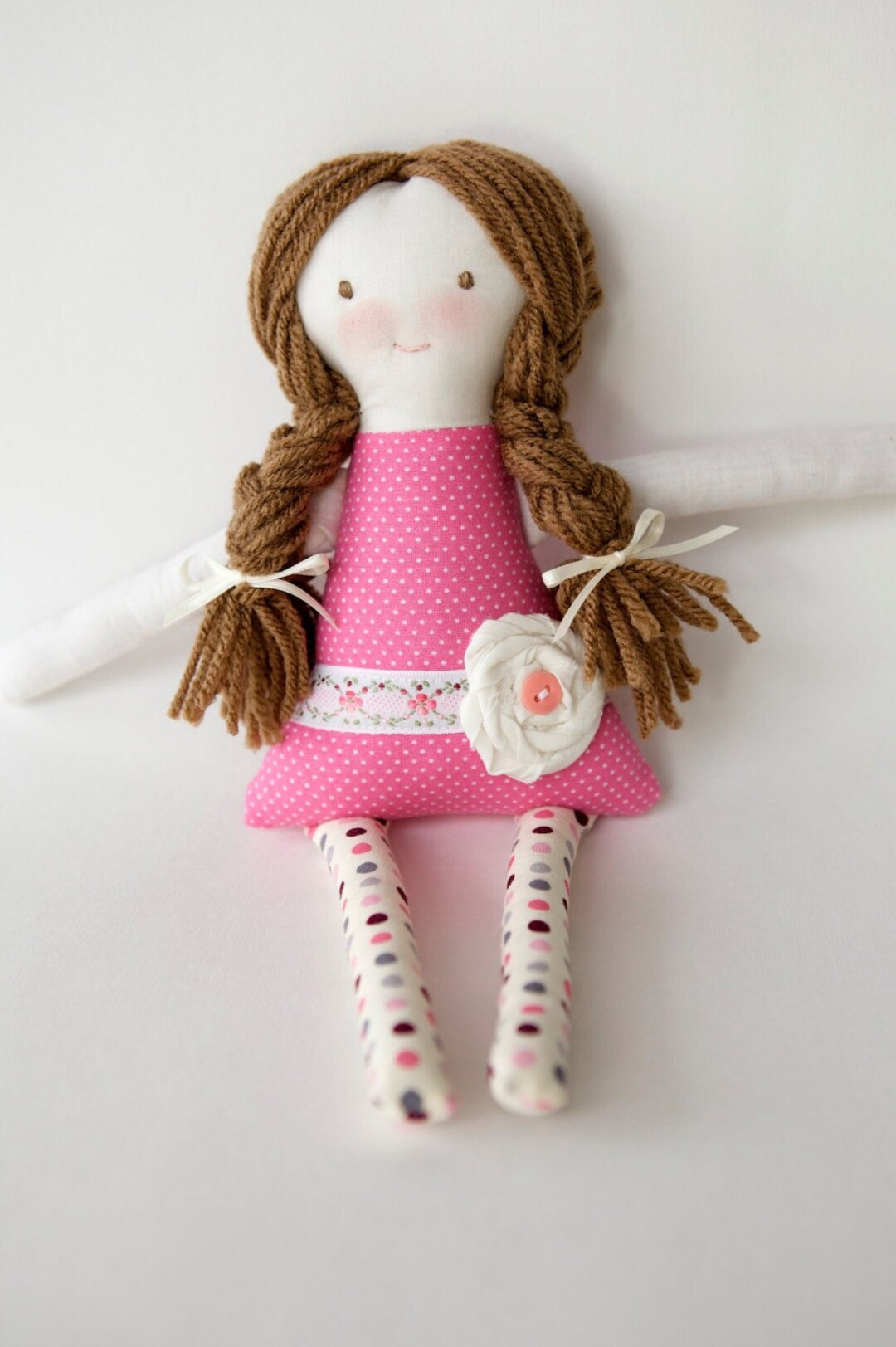 Handmade 12 Inch Rag Doll Custom Personalized Doll Amelia - Etsy
