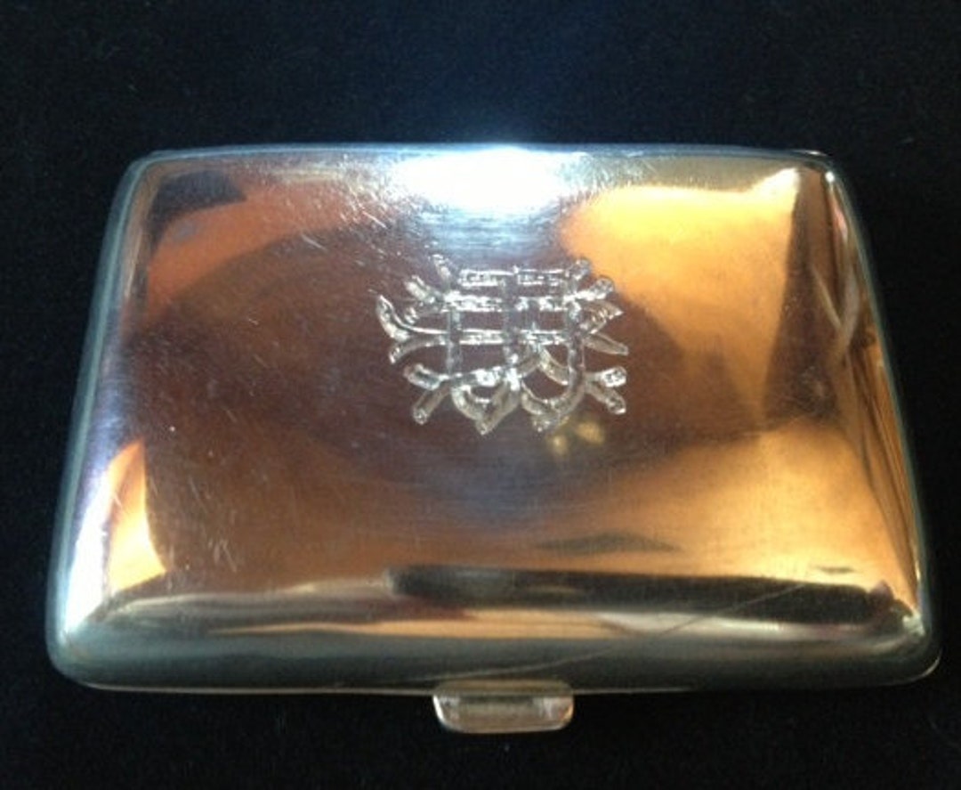 Antique Victorian Hallmarked Sterling Silver Calling Card Case - Etsy