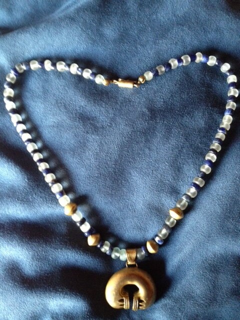 Unique Vintage Handmade Necklace With Pendant - Etsy