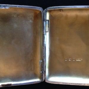 Antique Victorian Hallmarked Sterling Silver Calling Card Case - Etsy