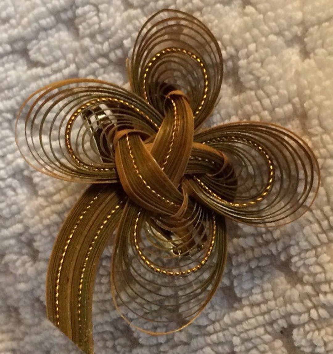 Vintage Handmade 4 Leaf Clover Pinch Clasp Tie Clip - Etsy