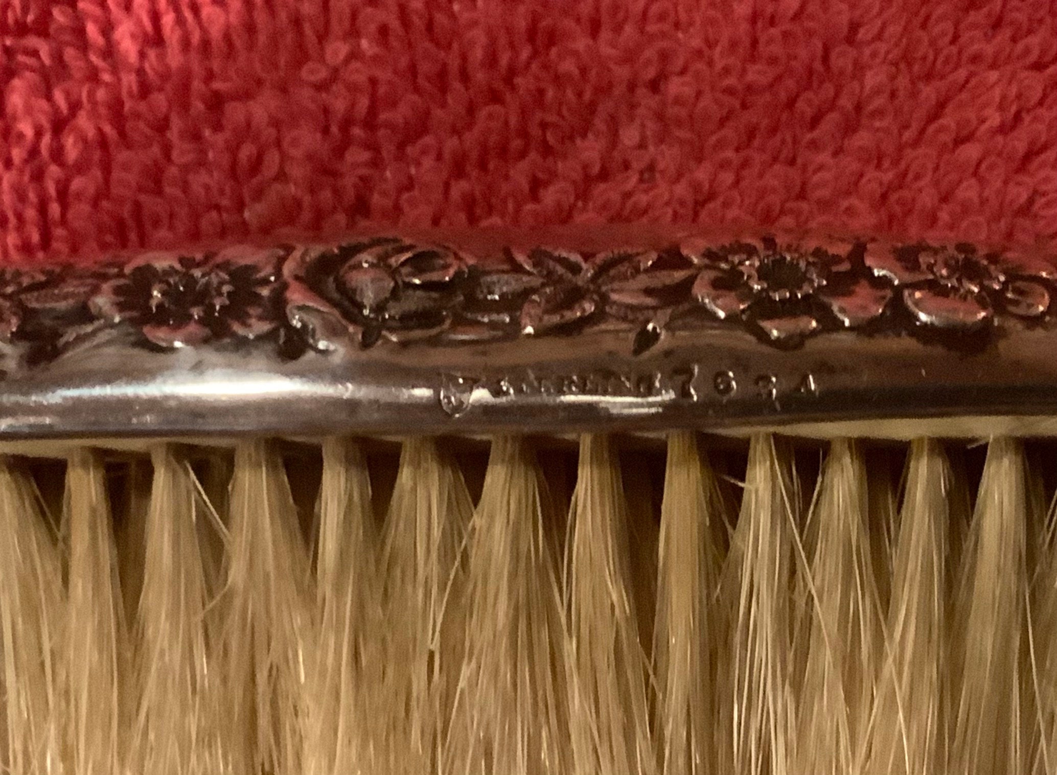 Antique Victorian Era Sterling Silver Grooming Brush | Etsy
