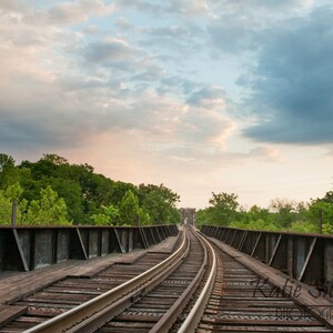 Richmond Railroad Bridge Downtown, Train Track Photo, Richmond Virginia ...