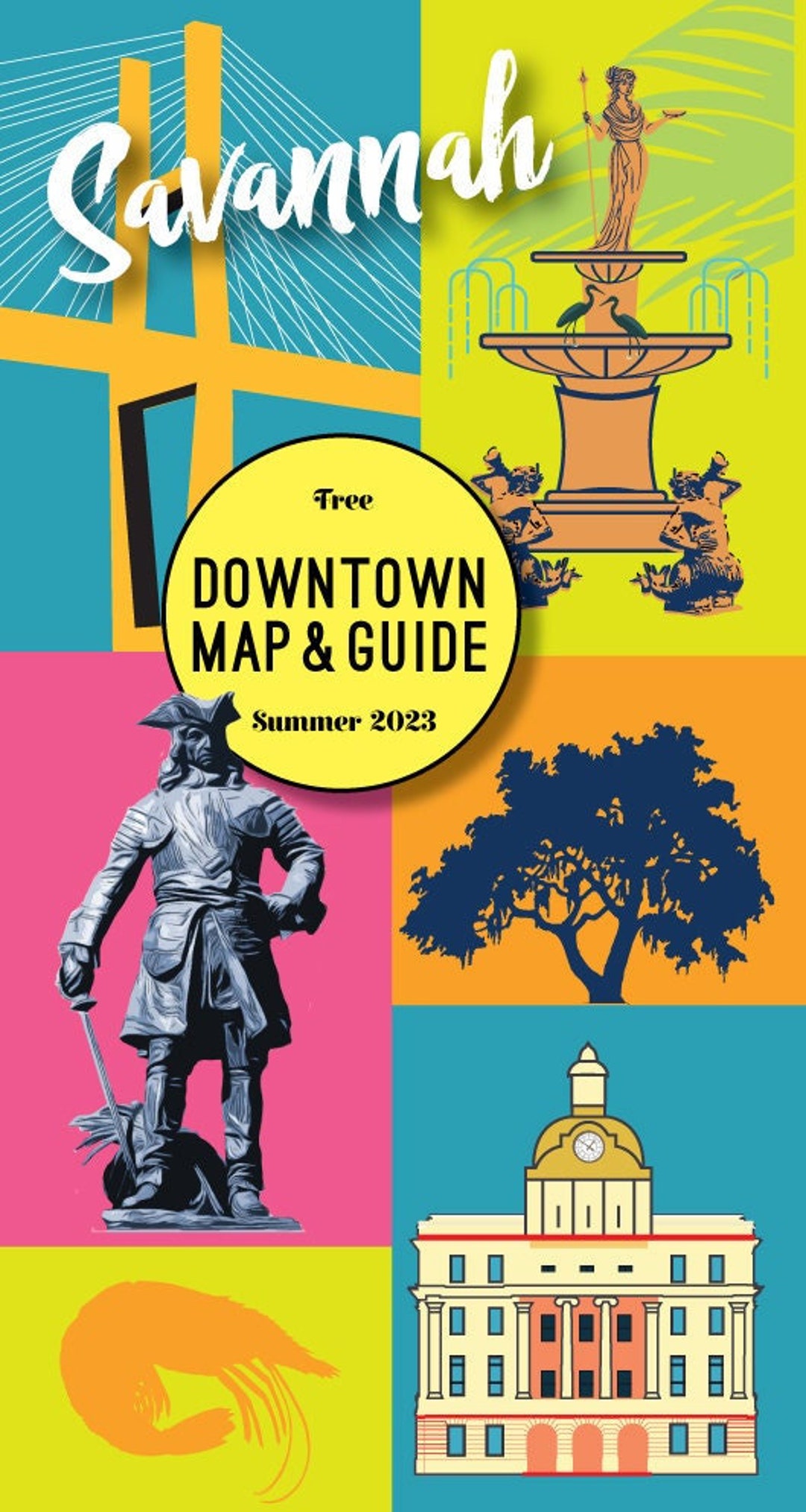 Historic Savannah GA Map & Guide: Explore Savannah's Streets, Squares ...