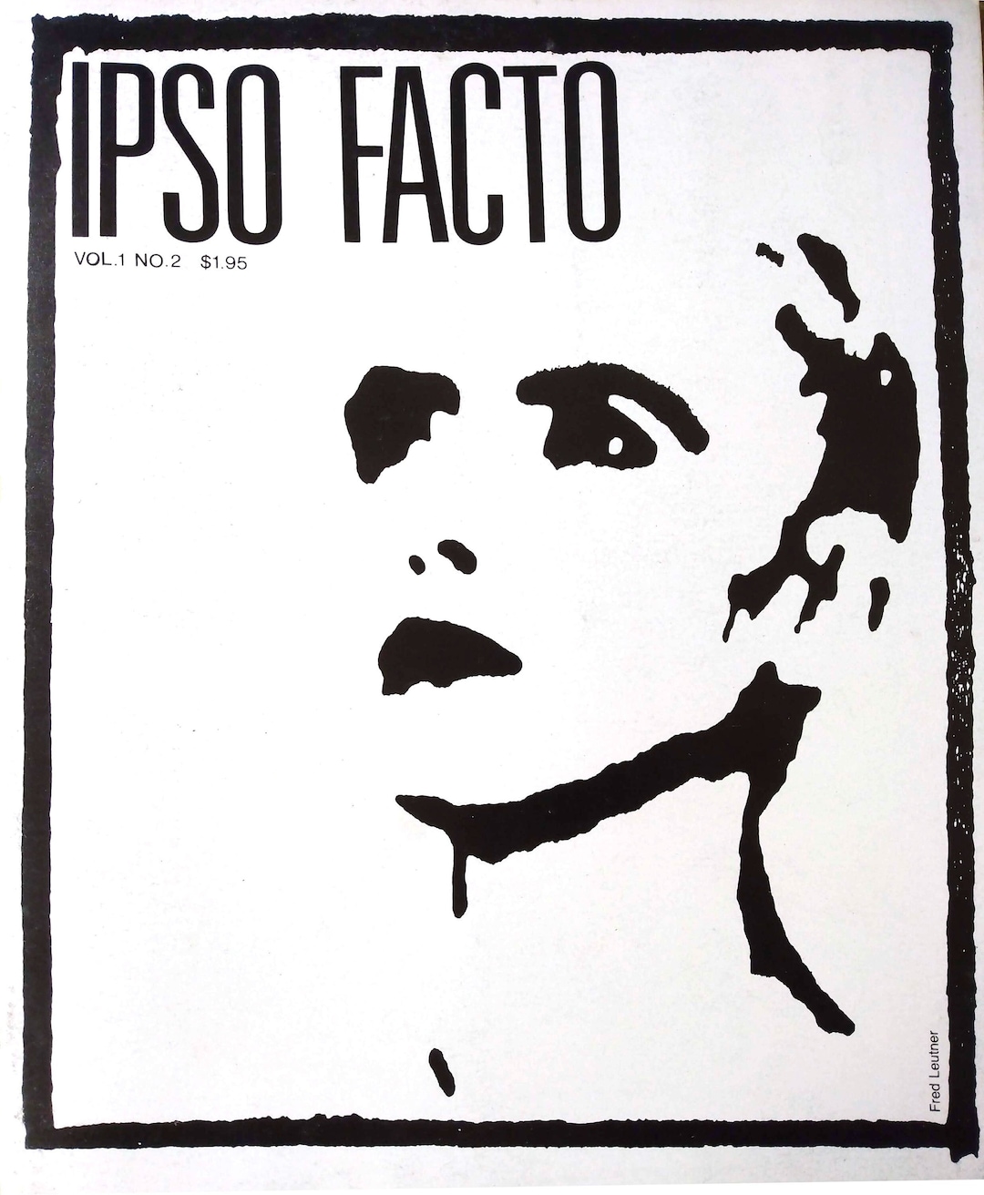 Ipso Facto gothic art and music magazine issue 2 Ministry's Al ...