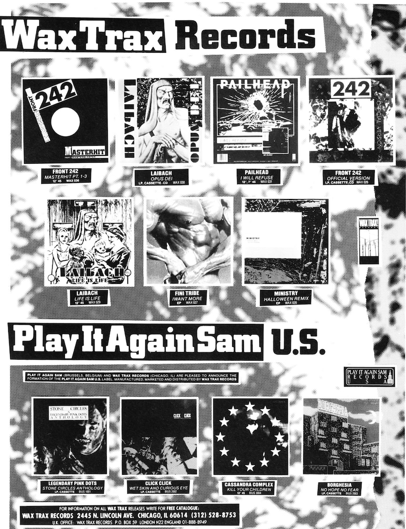 Gothic Culture & Music 'zine From '80s: IPSO FACTO Magazine #3 ...