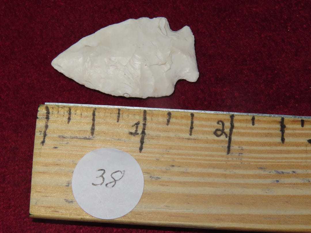 Notched Point Flint Blade Tool Knife Indian Arrowhead Artifact - Etsy