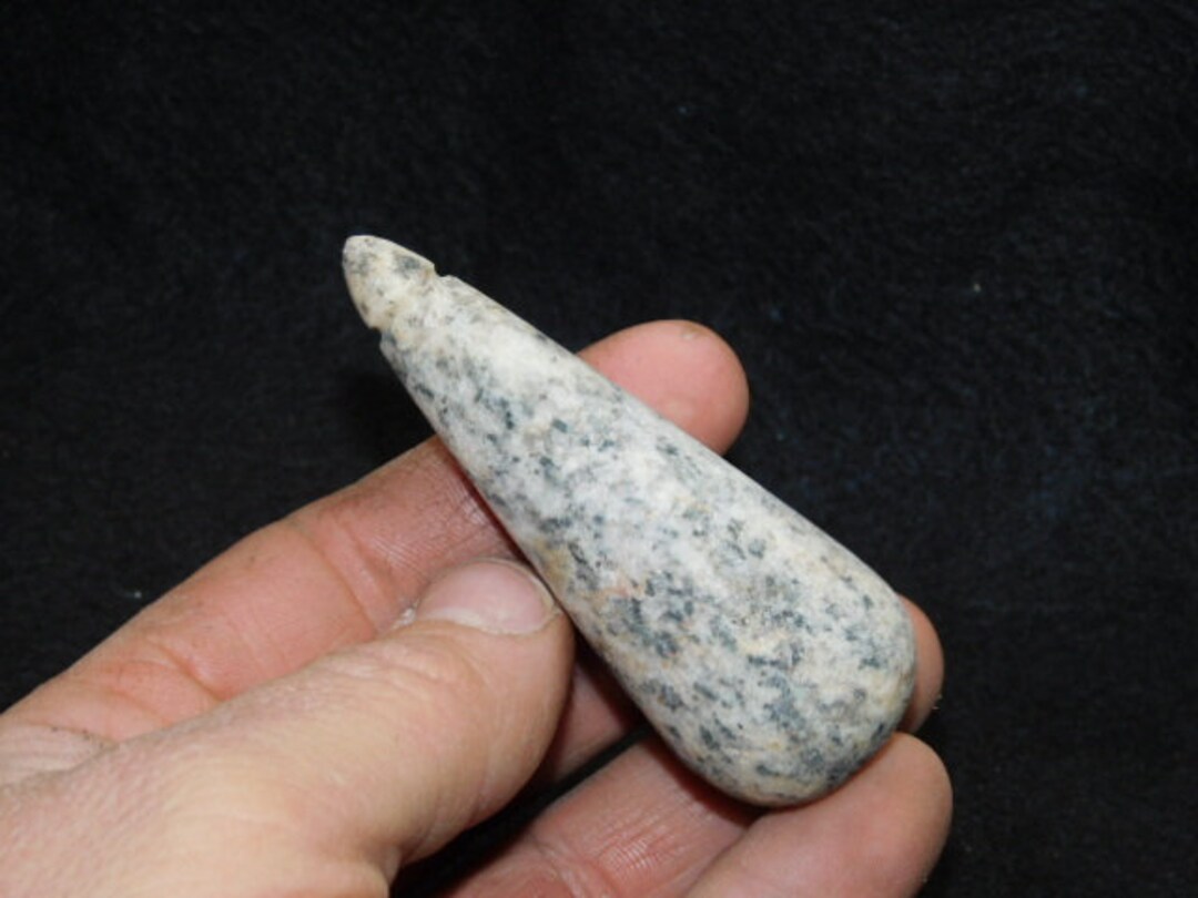 Grooved Granite Plummet Hardstone Tool Arrowhead - Etsy