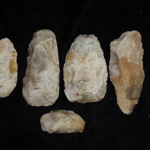 5 Paleo Flint Blade Tool Knife Point Arrowheads Indian Artifact - Etsy