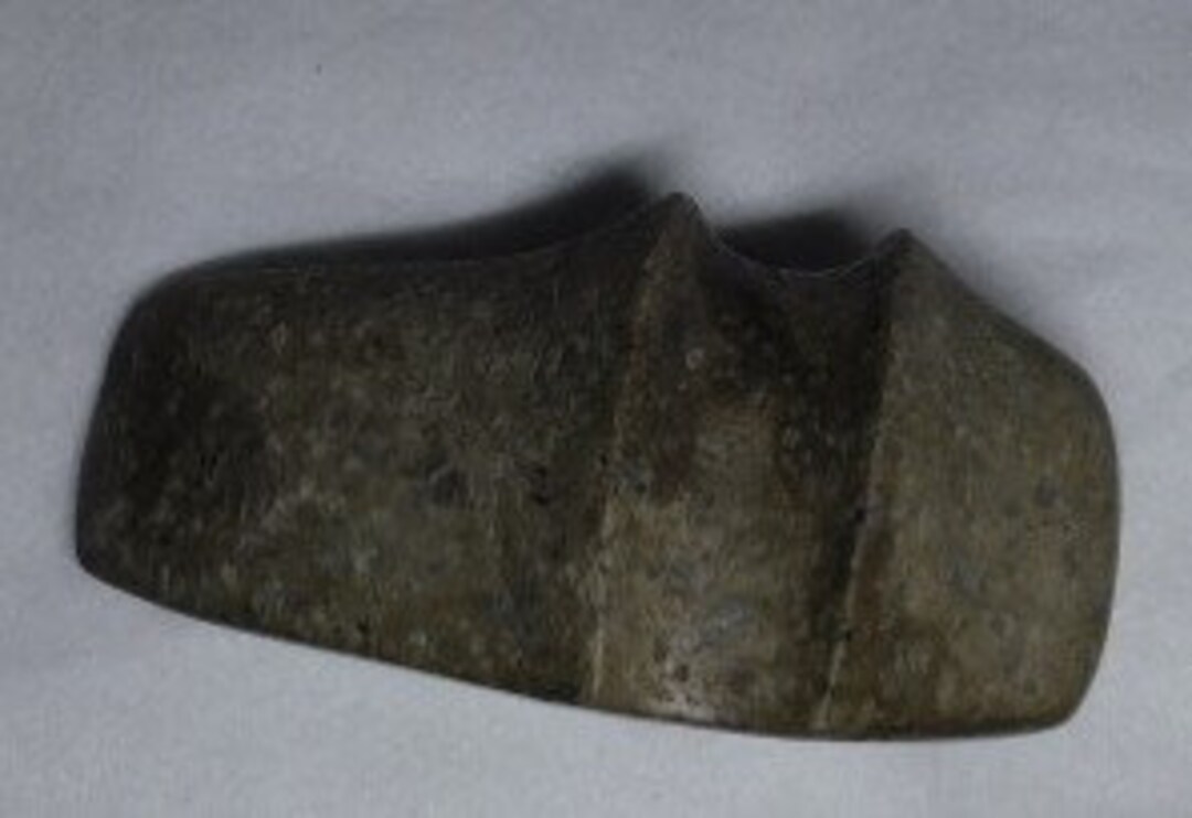 3/4 Grooved Raised Ridge Granite Axe Indian Artifact Relic Hardstone ...